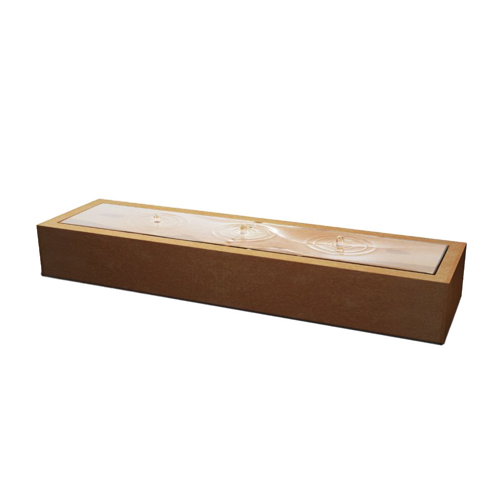 Enjoywater | Table d’eau | Acier Corten | 300 x 60 x 40 cm